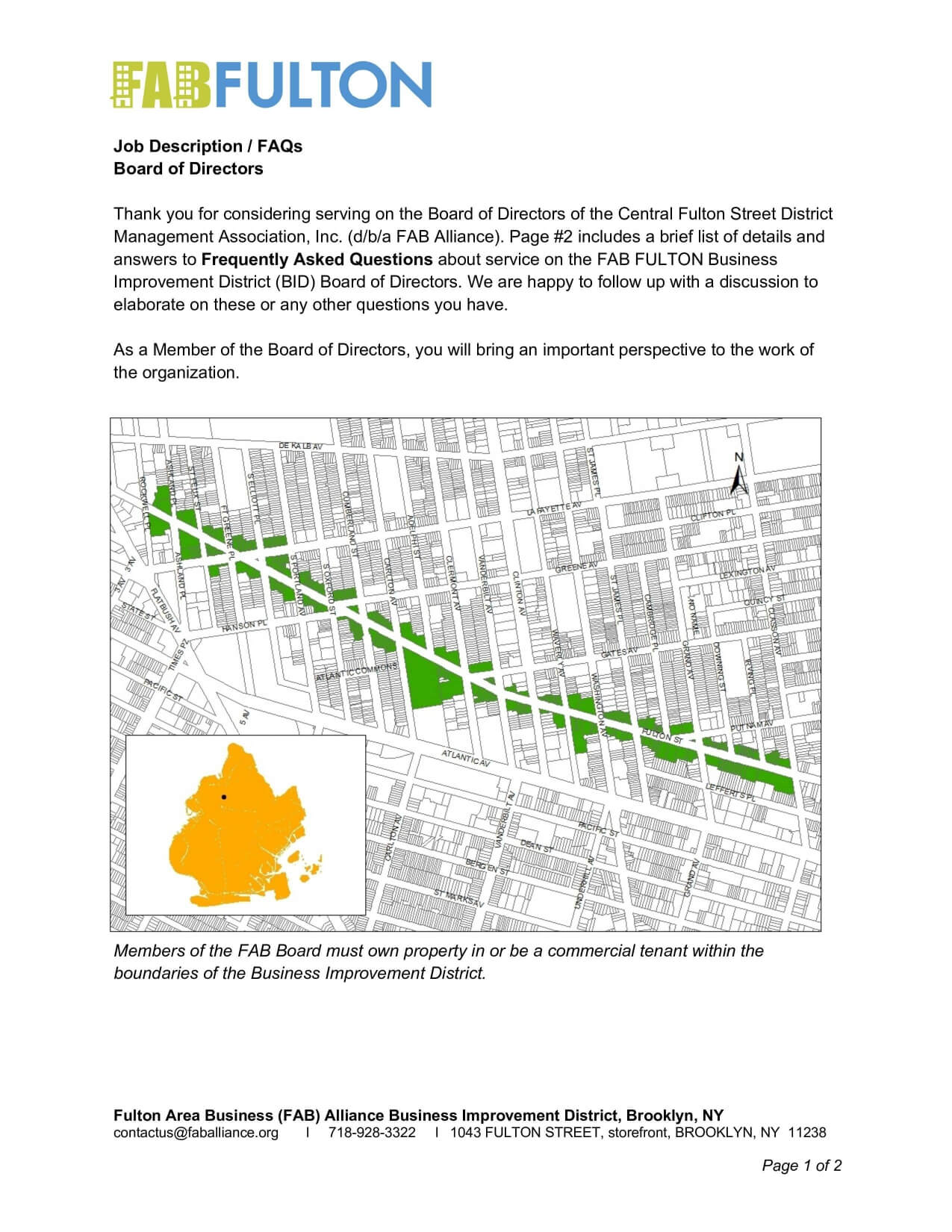 Be A Board Member – FAB Fulton