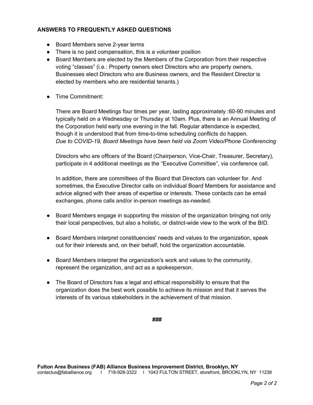 Be A Board Member – FAB Fulton